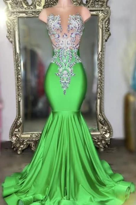 Sparkly Sequin Mermaid Prom Dresses Long For Women 2025 One Shoulder Beaded Formal Evening Gowns ...