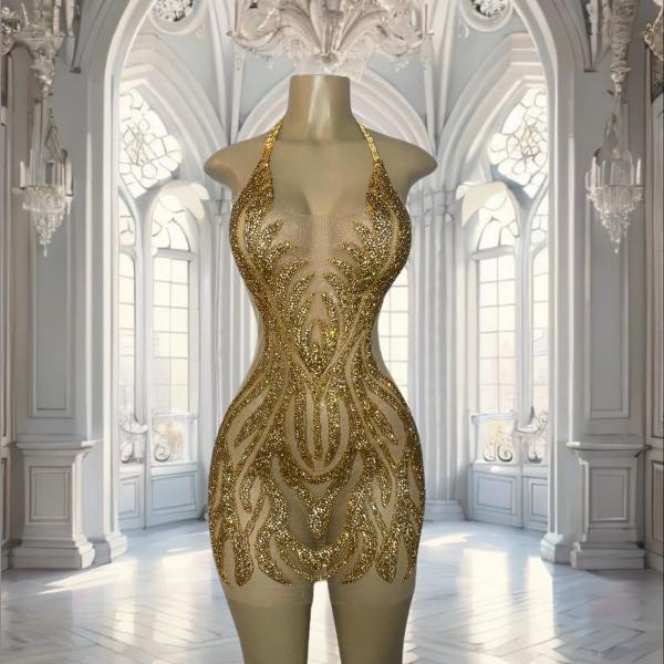 Stunning Sheer Mesh Luxury Beads Women Birthday Party Formal Gowns Pink Feather Short Prom ...