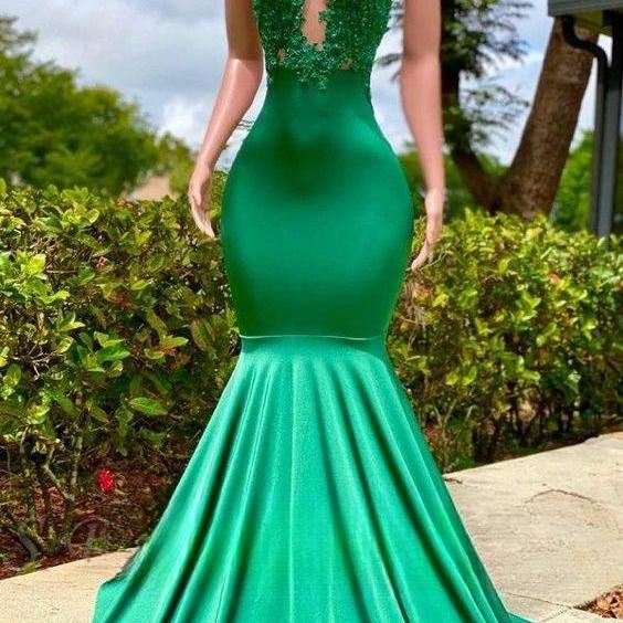 Real Picture Long Prom Dresses 2023 Sexy Mermaid Style Sheer Mesh